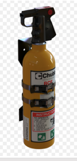 Fire Extinguisher Aviation 1.5kg BCF Halon – Aeroparts